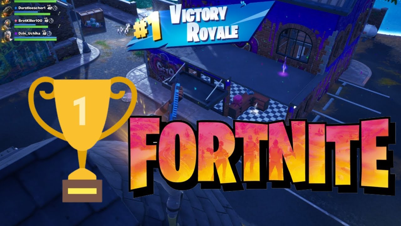 Fortnite 1st place BATTLE ROYALE - YouTube
