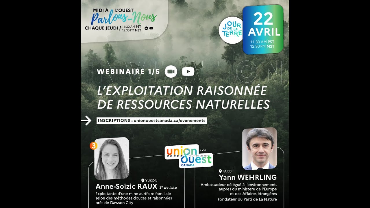 Webinaire 1/5 "L’exploitation raisonnée des ressources naturelles ...