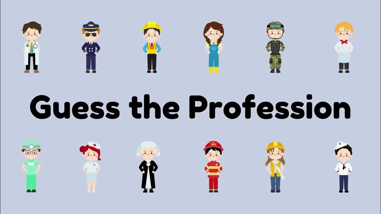 Can You Guess the Job by Emoji? 🎓 | Guess the Job/Profession/Occupation ...