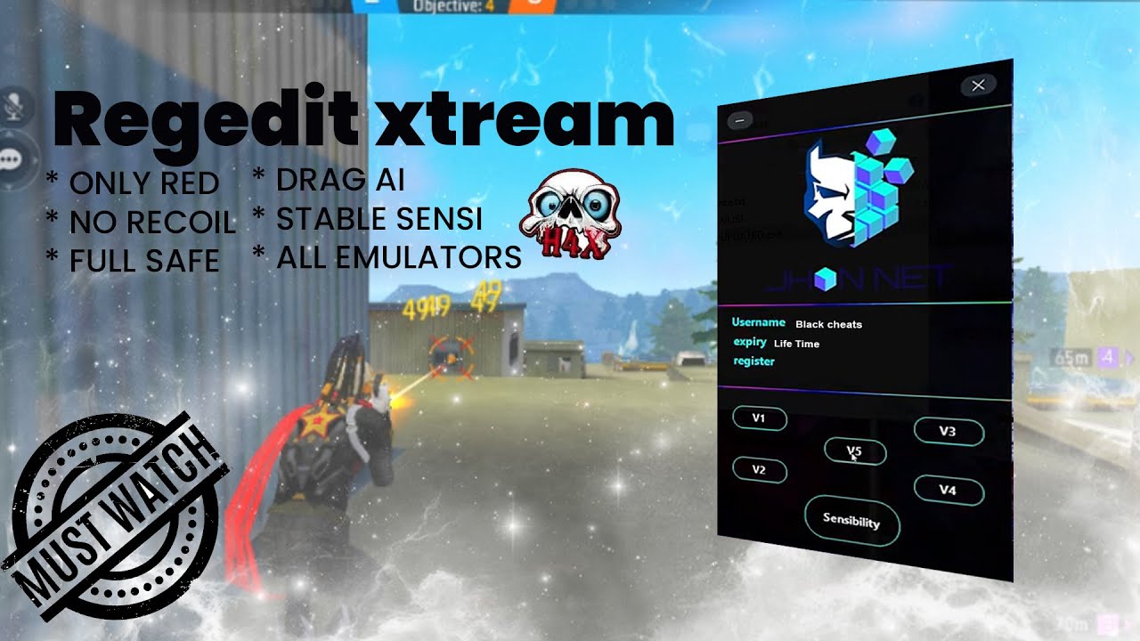 This REGEDIT will give you 99% headshot rate in free fire || Paid ...