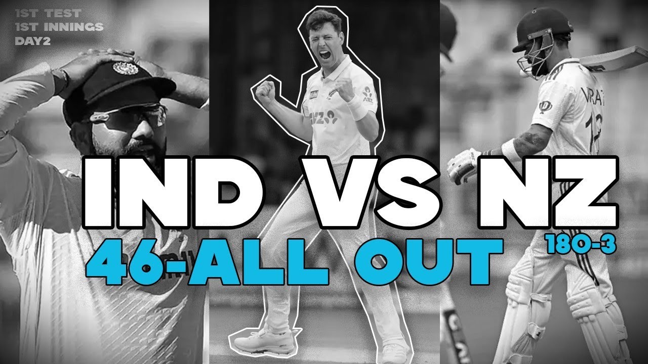 INDIA 46 ALL-OUT 😵🫣😬 - YouTube