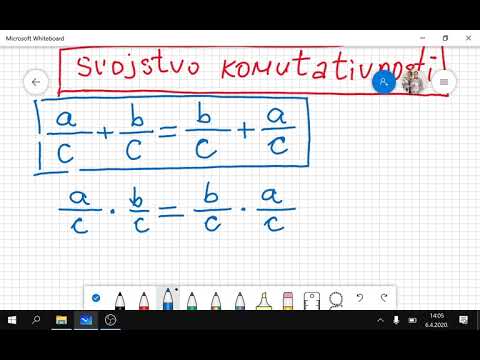 Svojstva operacija sa razlomcima - YouTube