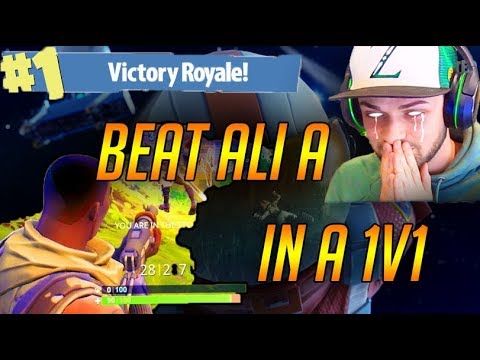 Played AliA in 1V1 Fortnite Battle Royale - YouTube