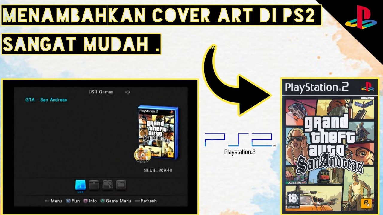Cara Menambahkan Gambar Yang Sangat Beautiful Di PS2 OPL┃Tutorials PS2 ...