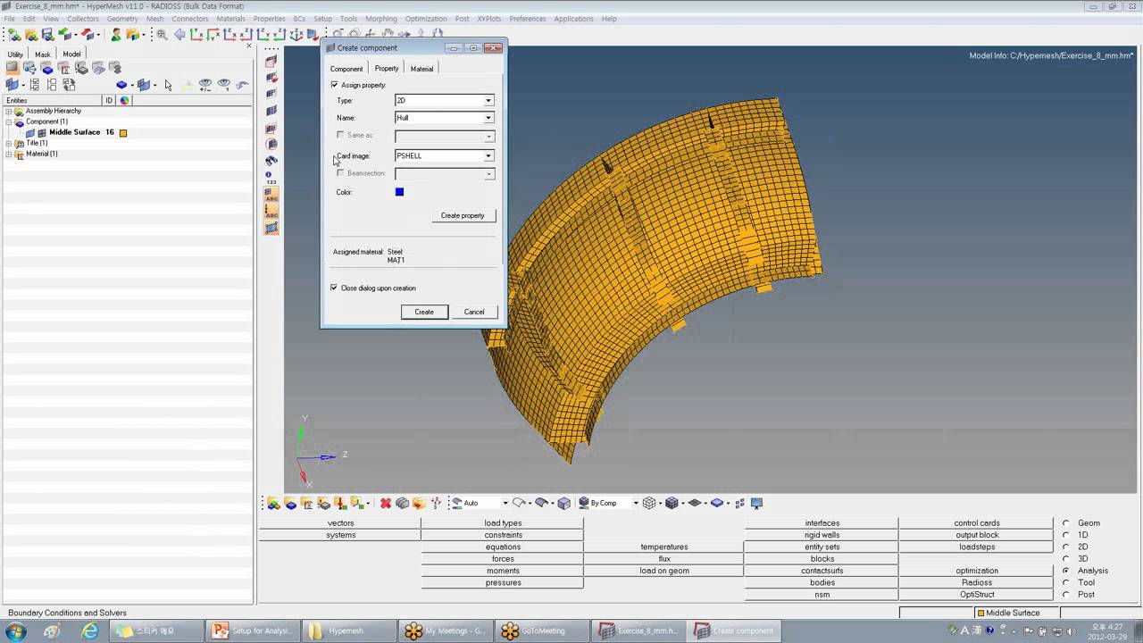 [Radioss] #For_Analysis | “Setup for Analysis (using RADIOSS Bulk ...