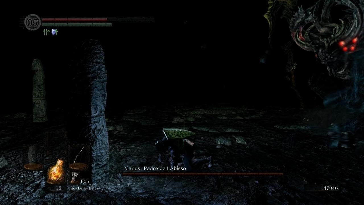 DARK SOULS: REMASTERED (Only Bow) - BOSS FIGHT - "Manus, Padre Dell ...