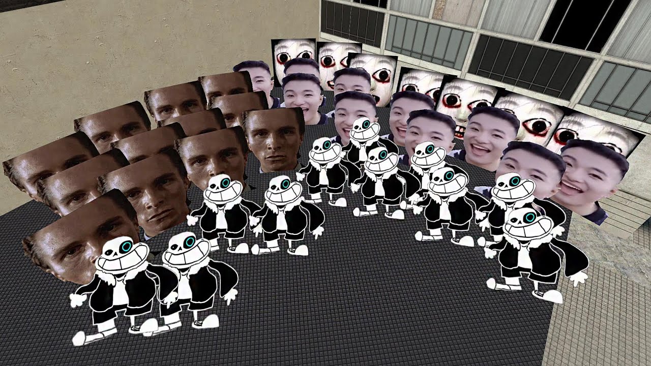 Aheno and Sigma, Sans and Super Idol Garry’s Mod NextBot - YouTube