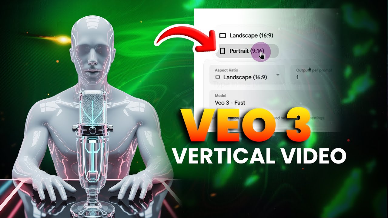 How to Create Vertical Videos for Reels or TikTok with Google Veo 3 ...