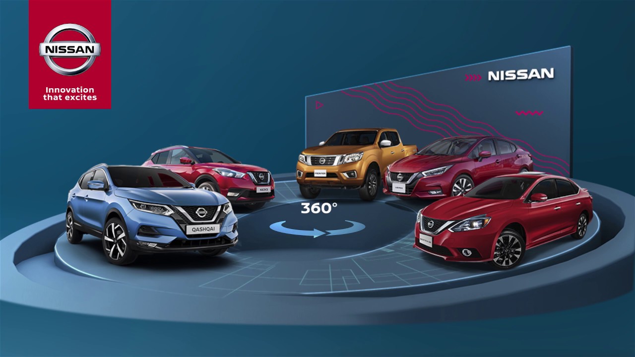 Nissan showroom 360° - YouTube