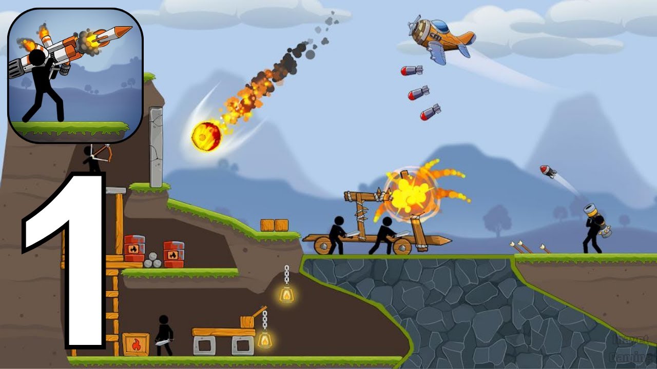 Boom Stick: Bazooka Puzzles - Gameplay Walkthrough Part 1 Android, iOS ...