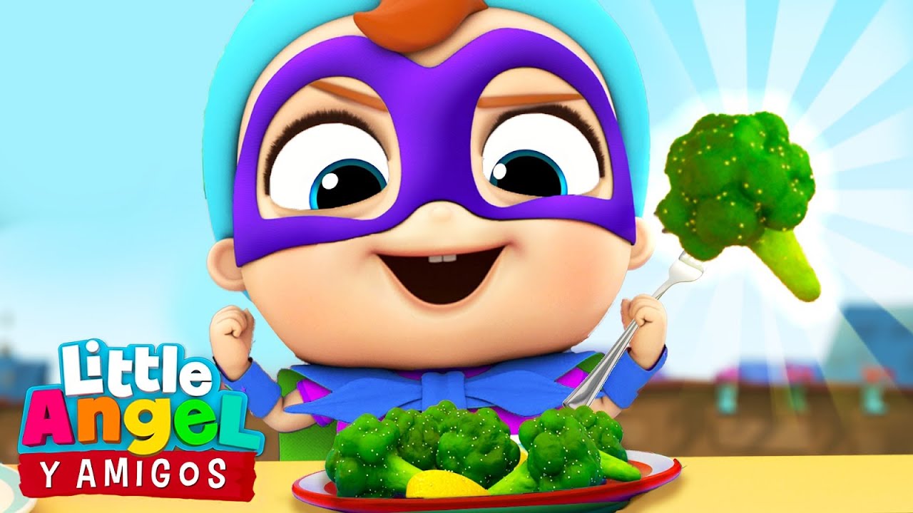 Qué Ricos Son Los Vegetales | Canciones Infantiles | Little Angel Y ...