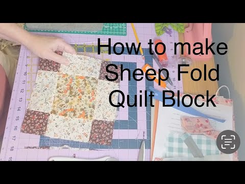 How to Sew a Sheep Fold Quilt Block - YouTube