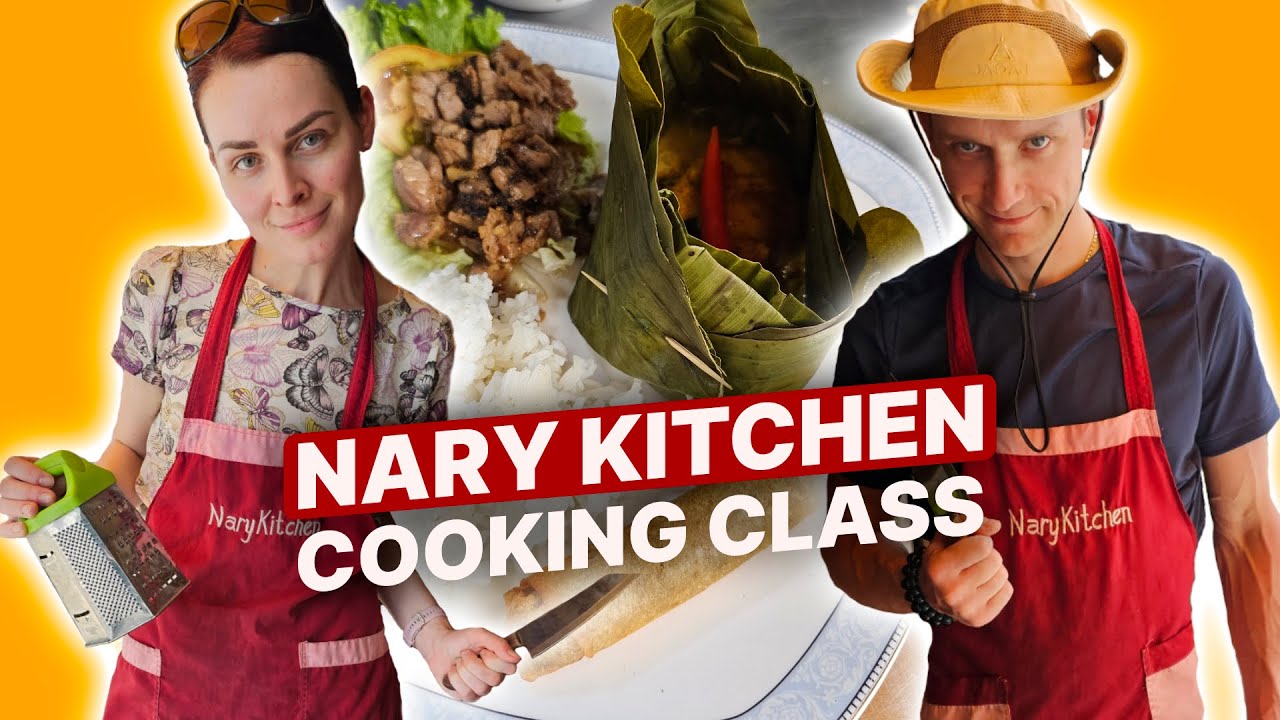 BEST Cooking Class in Battambang | Authentic Cambodian Food at Nary ...