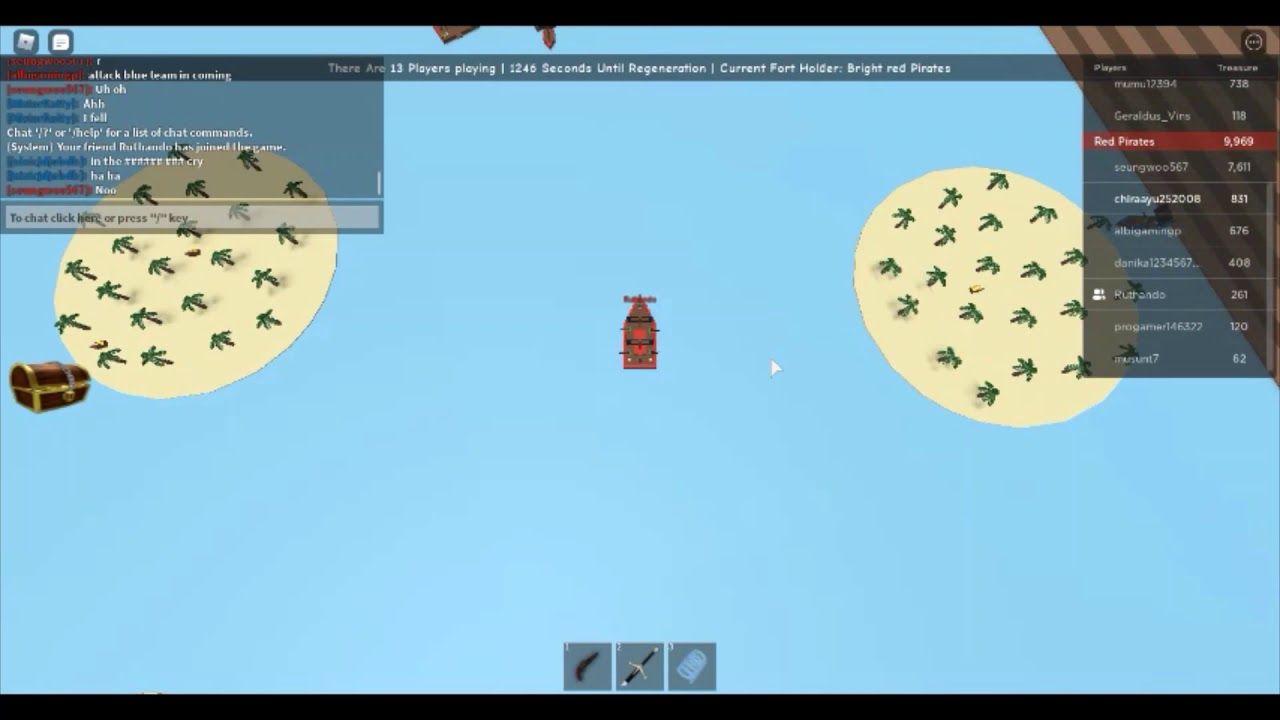 Roblox pirate wars with tower deathmatch - YouTube