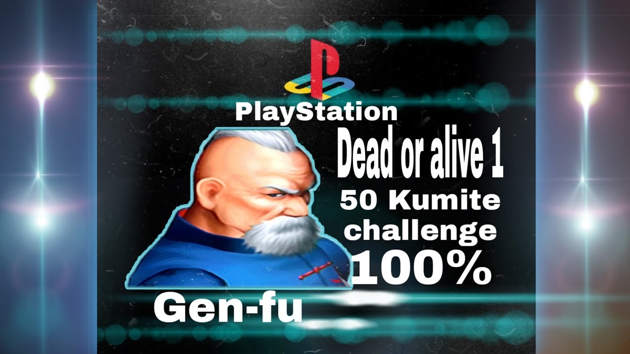 Dead or alive 1: PS1 (50 Kumite challenge 100%) gen-fu - YouTube