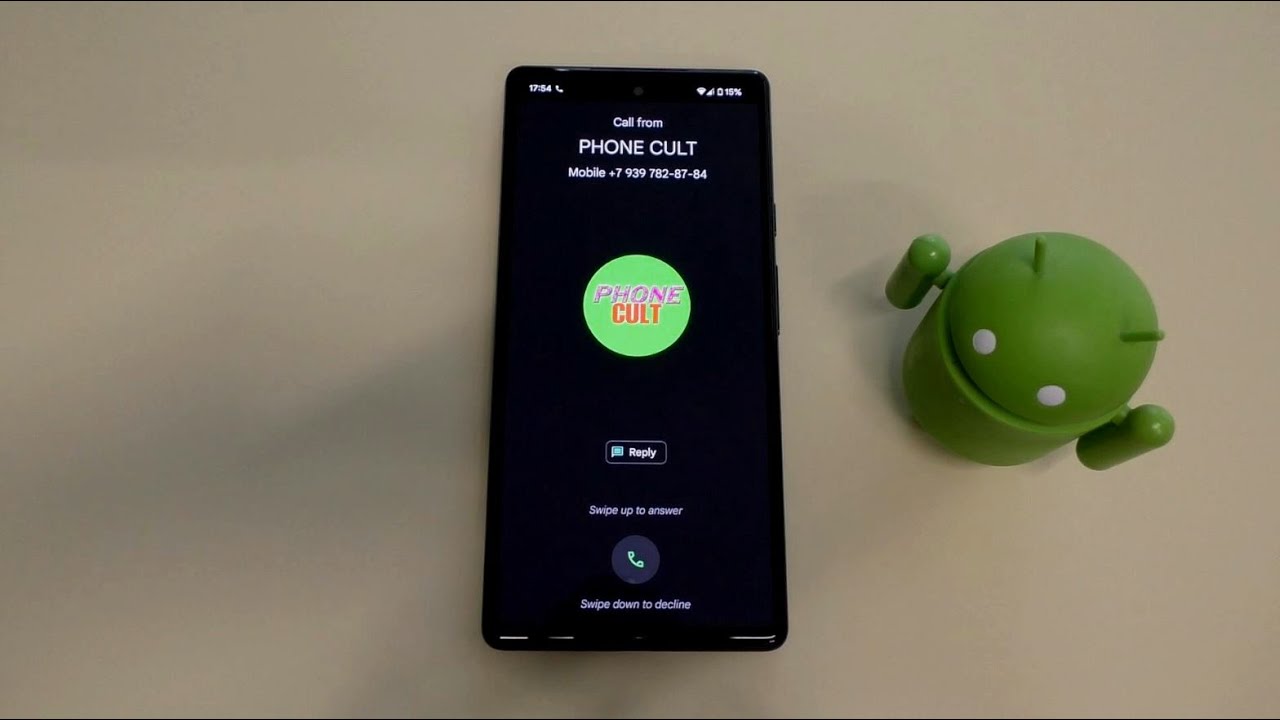 Google Pixel 6 Incoming Call - YouTube