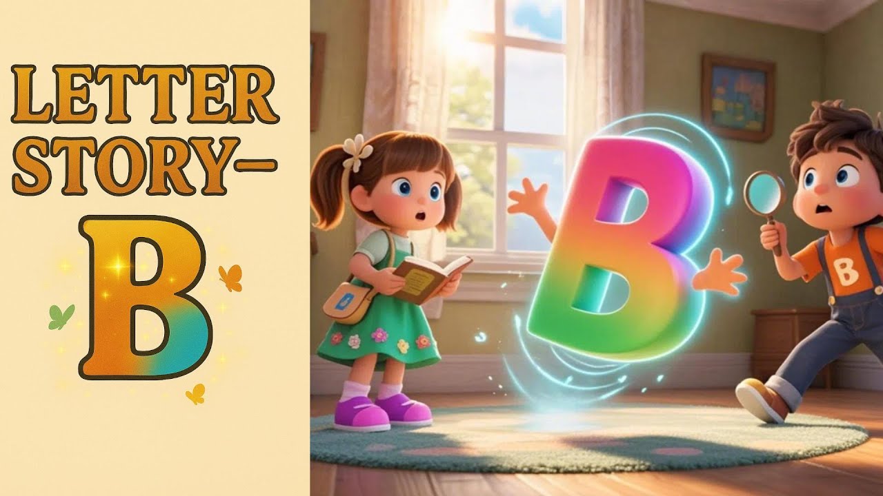 letter B story | Phonics | Alphabet song | ABC Song | Nursery Rhymes ...