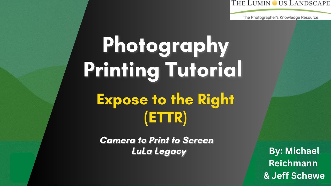 Photography Printing Tutorial: Expose to the Right (ETTR) - Camera to ...