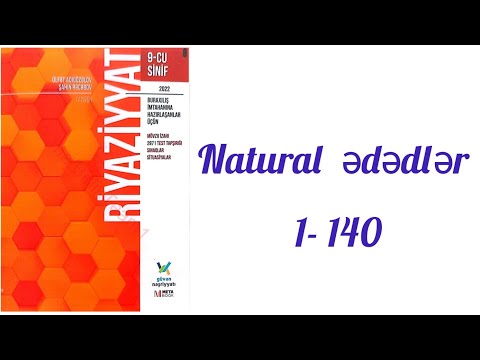 Natural ədədlər. #güvən nəşriyyat-2022. #9cusinif  #riyaziyyat #buraxilisimtahani #test #izah #2022