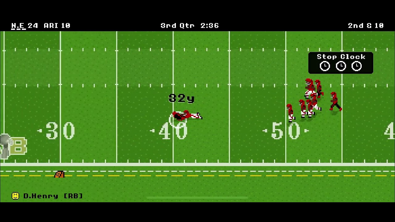 Blow out in the super bowl !!!!! patriots vs cardinals retro bowl - YouTube