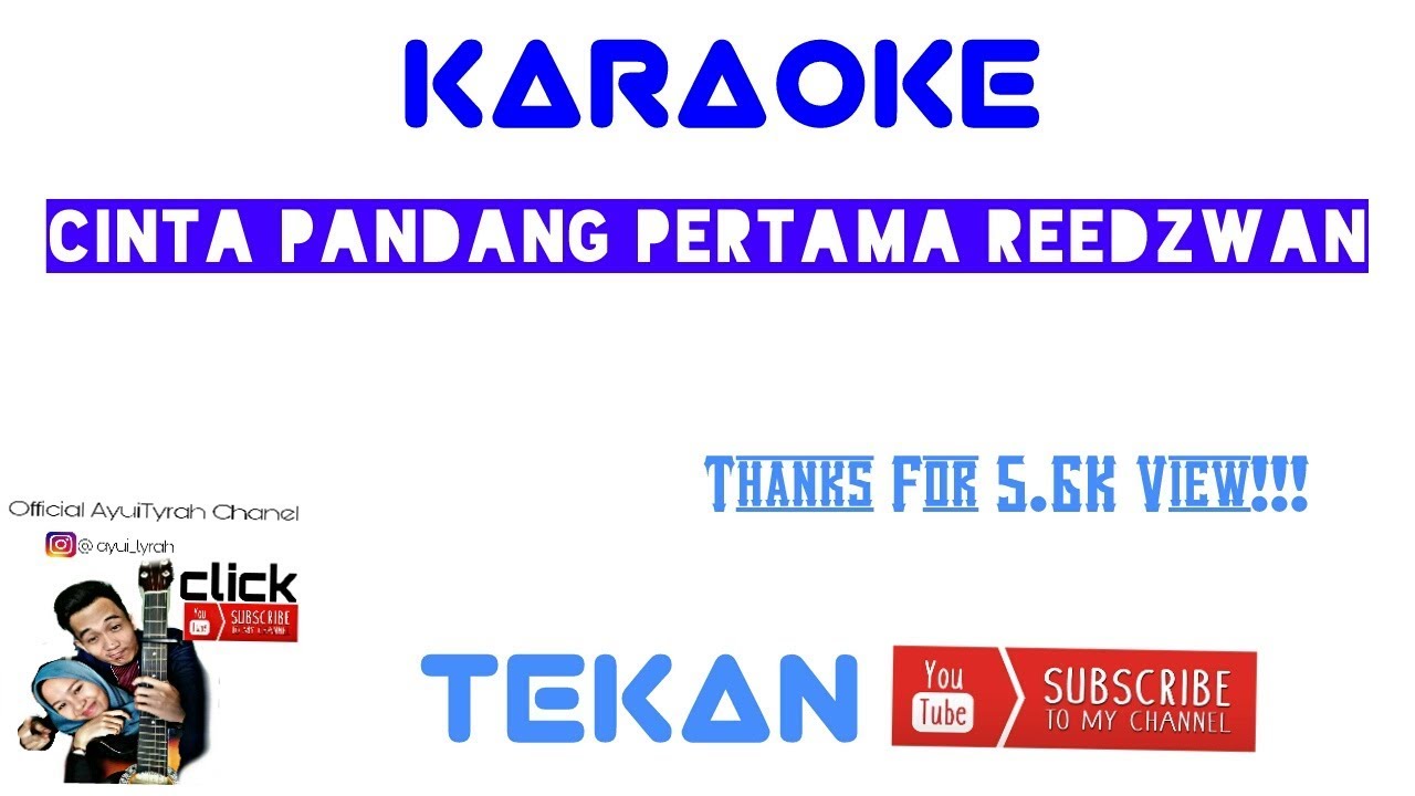 Cinta Pandang Pertama Karaoke Reedzwan - FingerStyle Cover+GuiDrum With ...