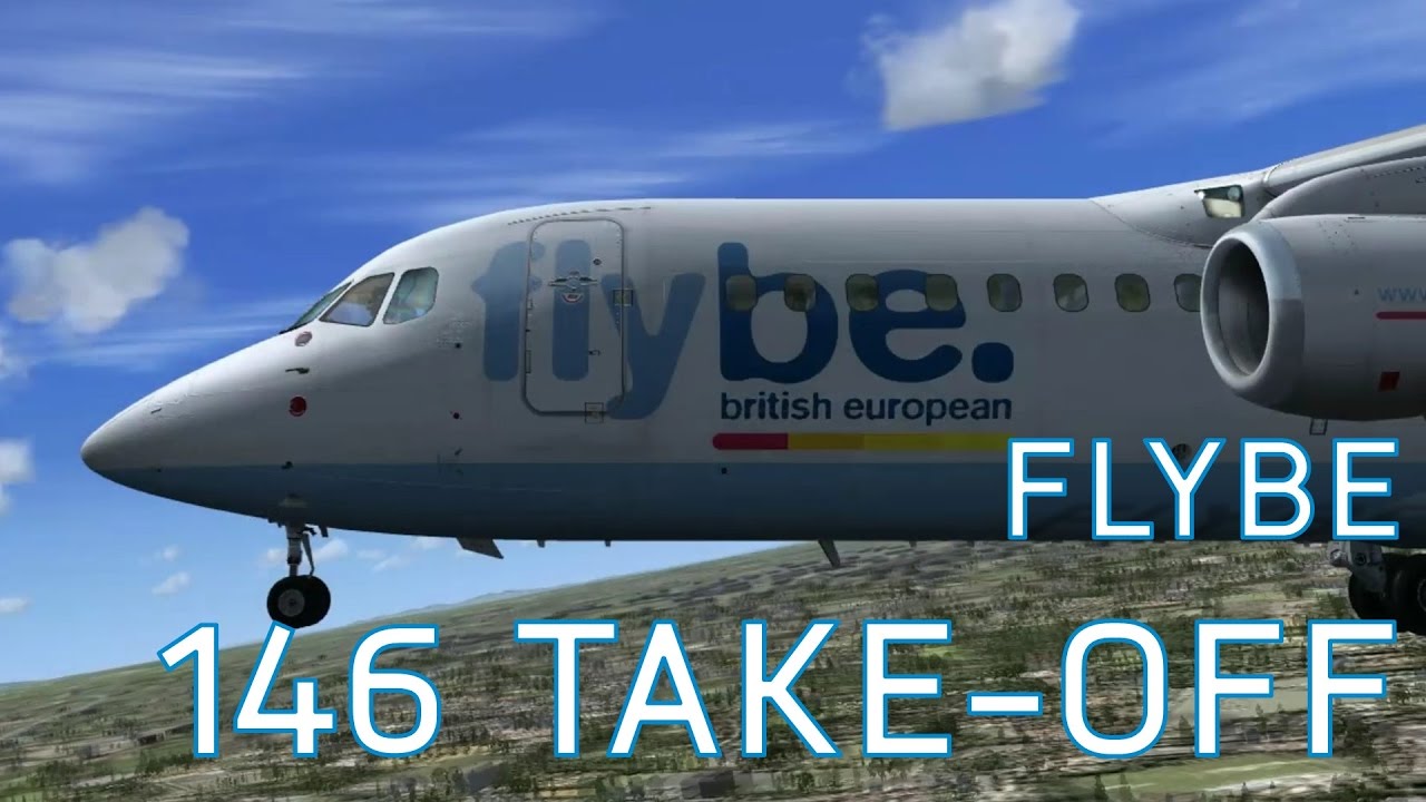 FSX FlyBe 146-300 | The Aircraft to Airport Flight Show - Episode 6 ...