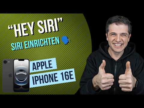 iPhone16e Siri einrichten