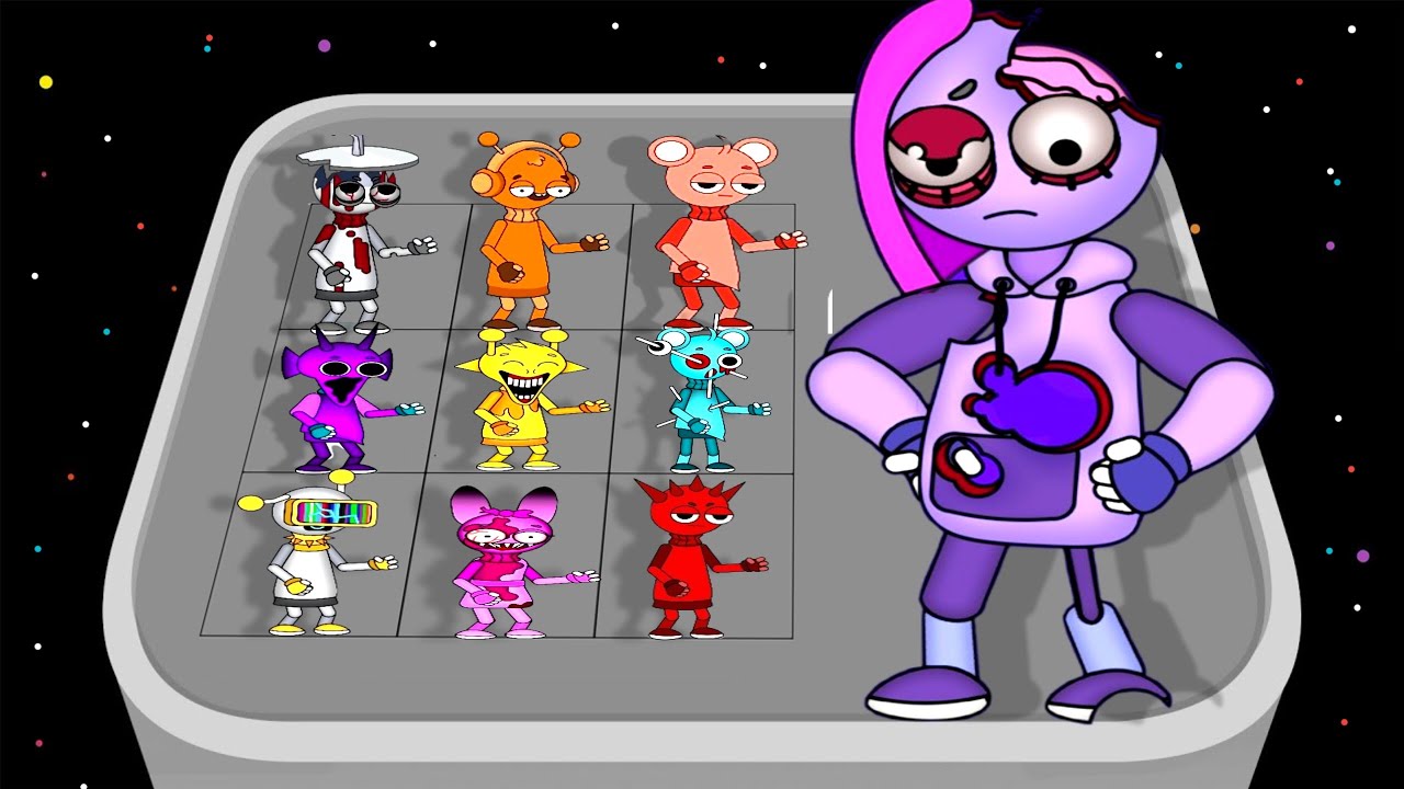 Merge Monster Sprunki Battle,, Normal Sprunki vs Monster Sprunki, Merge ...