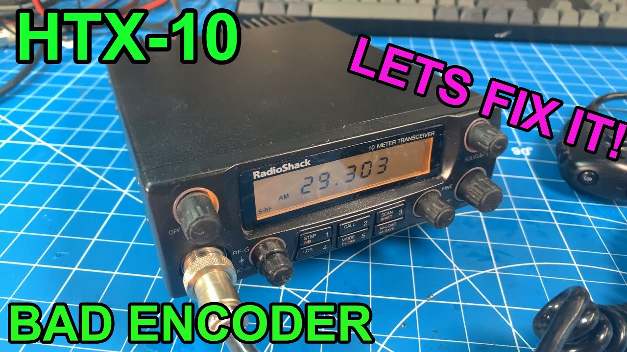 Radio Shack HTX-10 Repair - YouTube