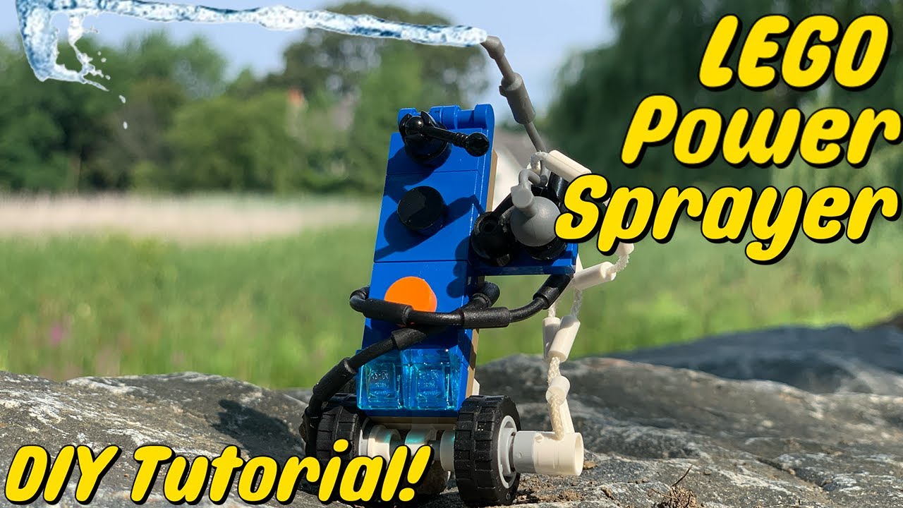 LEGO Power Washer MOC. DIY Power Sprayer. #legodiy #legomoc # ...