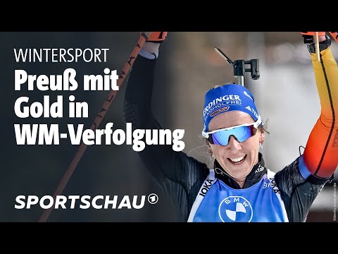Biathlon-WM: Franziska Preuß mit Fabelrennen zum WM-Gold | Sportschau