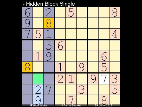 How to Solve The Globe and Mail Sudoku Hard 25 June, 2025 - YouTube