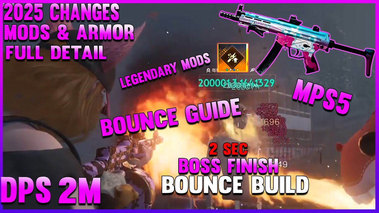 NEW WEAPON BOUNCE MPS5 KUMAWINK BUILD IS INSANE 2M+ DPS - YouTube