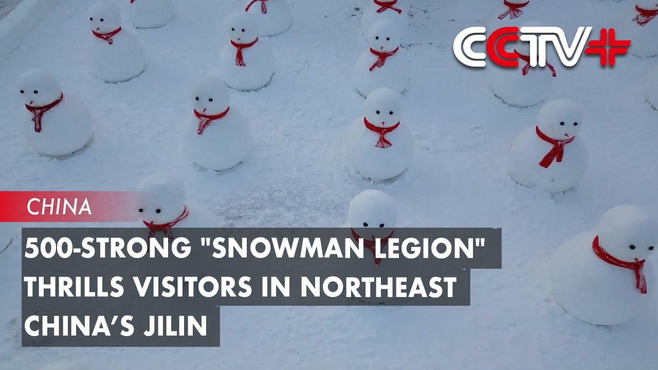 500-Strong "Snowman Legion" Thrills Visitors in Northeast China’s Jilin ...