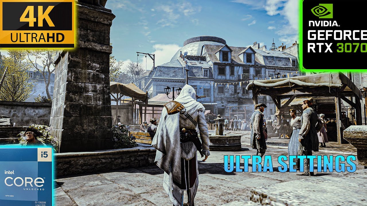 Assassin's Creed UNITY in 4K Ultra Graphics |RTX 3070 8GB+i5 13600K ...