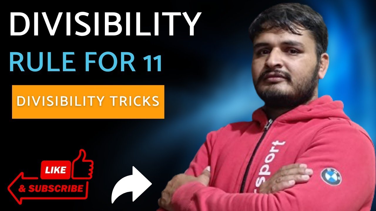 Divisibility rule for 11 | Divisibility rule of 11 | 11 ka divisibility ...