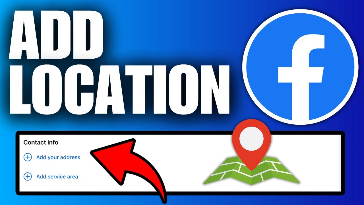 How To Set Up Location on Facebook Page - YouTube