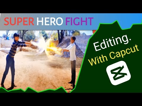 Super hero Fight Editing fight video editing in capcut in hindi ...