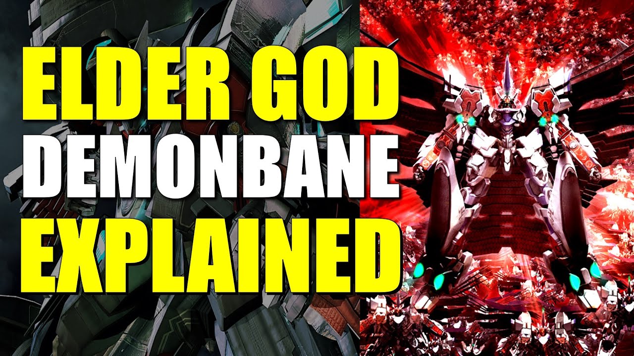 Mecha Talk - Demonbane Explained Part 2 (Elder God & Vortex Blaster)[Infinite x Infinite 機神飛翔デモン ...