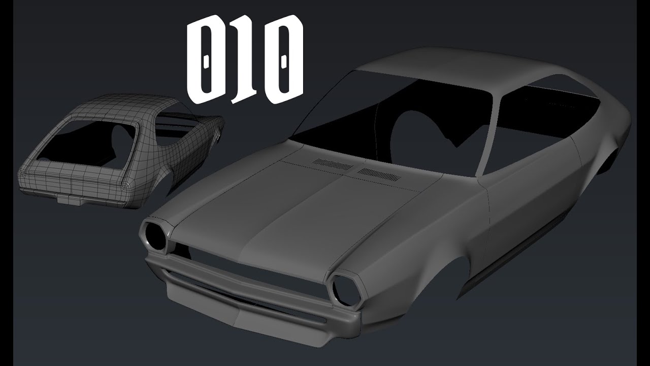 Car Modeling 010, Creating the hatch back - YouTube