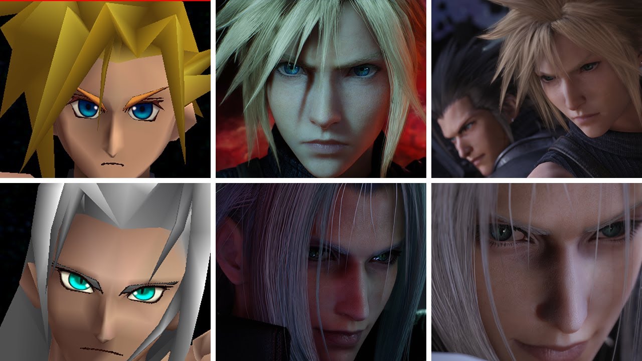 Evolution Of The Showdown | FF7 Original - Remake - Rebirth [4K] - YouTube