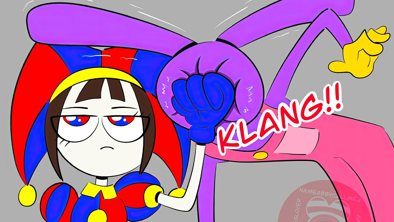 Kiss Me, Pom Pom 💋 | Jax x Pomni | The Amazing Digital Circus Comic ...