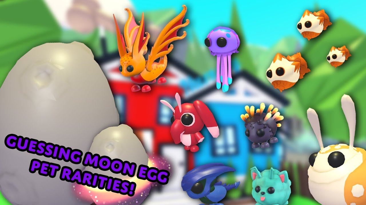 Can I guess the Moon Egg pet rarities? 👀🌙🥚Adopt Me! (Roblox) - YouTube