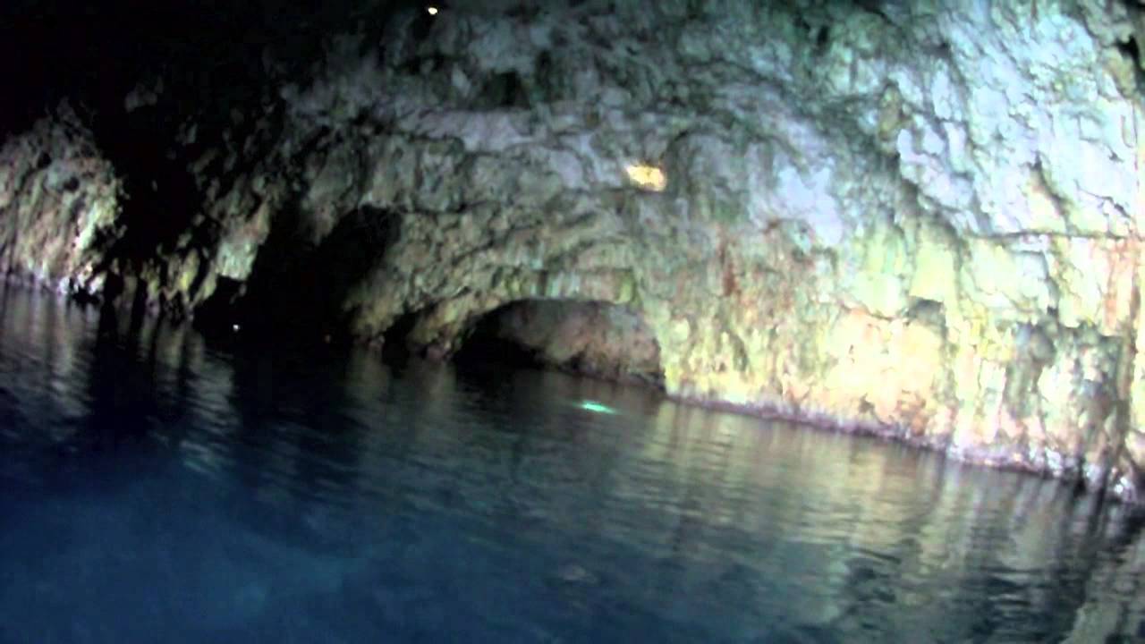 Green Cave Island Vis Croatia 2013 - YouTube