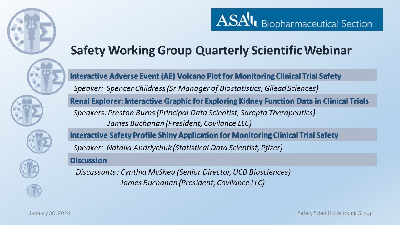 Safety Working Group Scientific Webinar Q1 2024 - YouTube