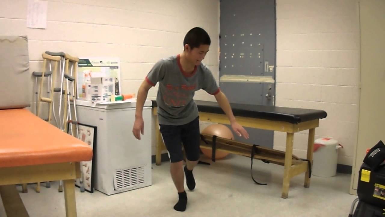 Single Leg Standing with Alternative Arm Diagonal 1 - YouTube