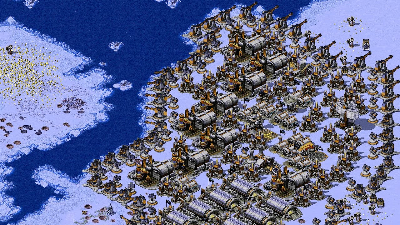 Yuri's Revenge Red Alert 2 Siberian Wasteland Version 8 New Map Zoom 3000 Super Extra Hard AI EN ...