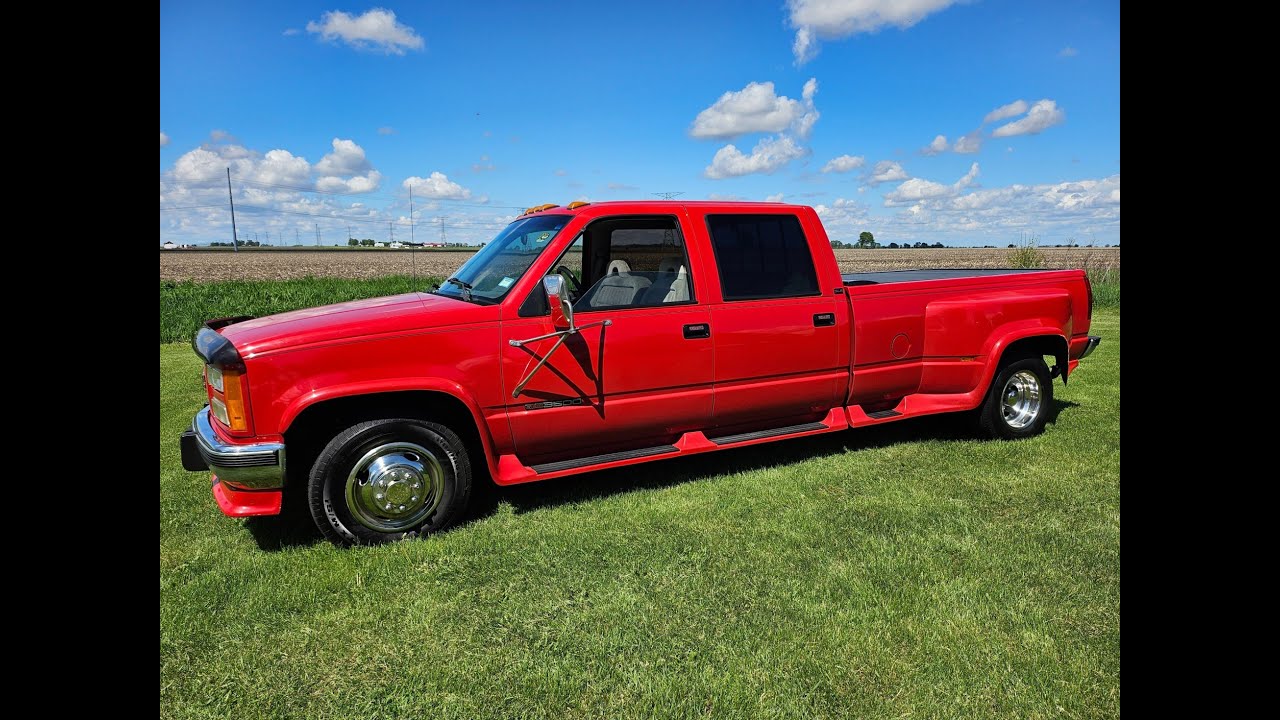 AUCTION - 05/25/2024: 1993 GMC SIERRA C/K 3500 DUALLY TRUCK - YouTube