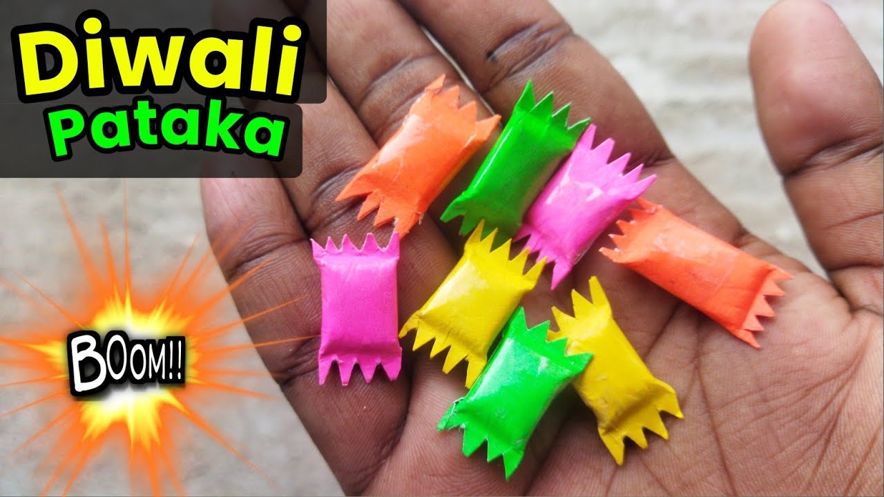 How to make Diwali Pataka | Homemade Diwali Crackers - YouTube