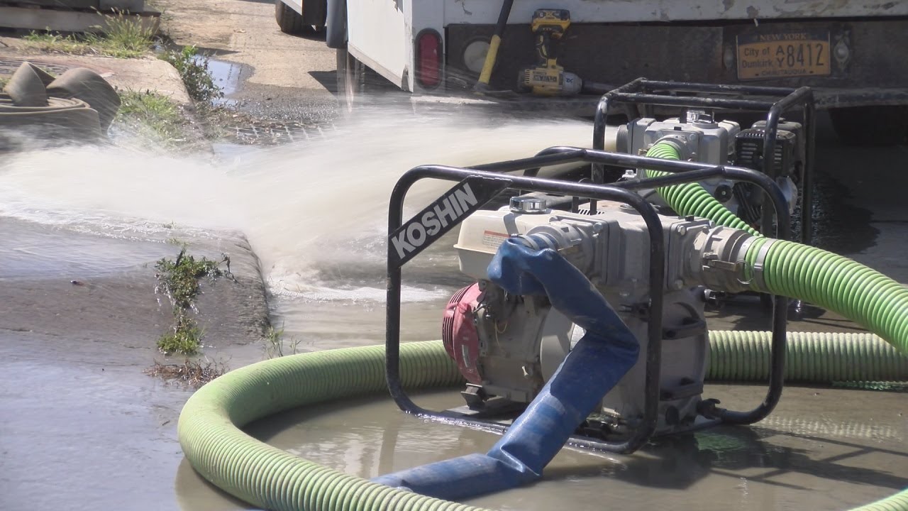 Dunkirk Water Woes Continue After Major Main Break - YouTube